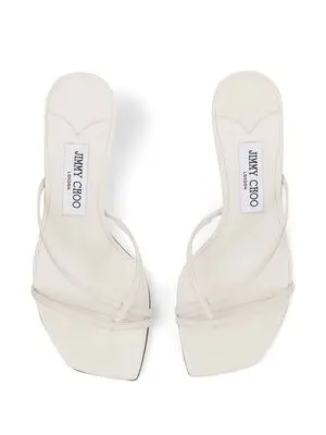 JIMMY CHOO 50mm Etana Leather Mules