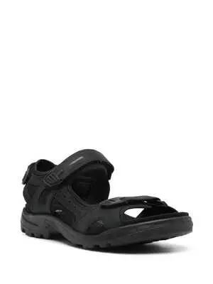 Ecco Offroad Panelled Sandals - Black