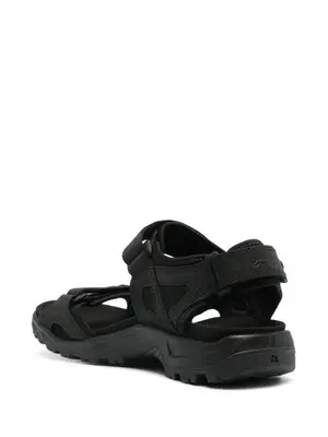 Ecco Offroad Panelled Sandals - Black