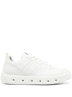 Ecco Street Leather Sneakers - Neutrals