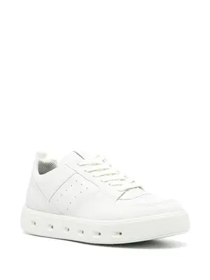 Ecco Street Leather Sneakers - Neutrals