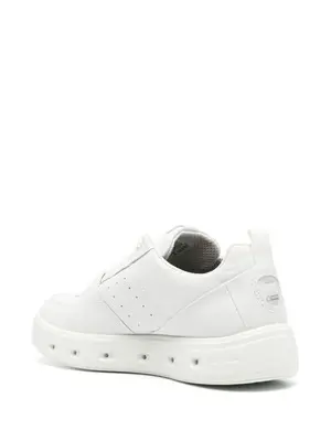 Ecco Street Leather Sneakers - Neutrals