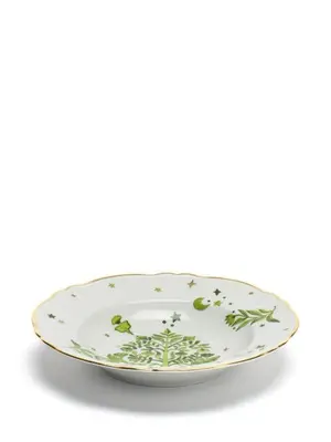 BITOSSI HOME Floreal Porcelain Deep Plate