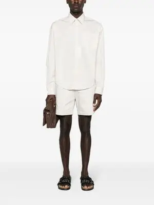 AMI Paris De Coeur Poplin Shirt - White