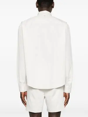 AMI Paris De Coeur Poplin Shirt - White