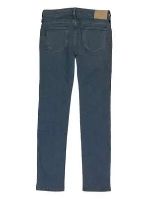 Paige Mid-rise Straight-leg Jeans - Blue