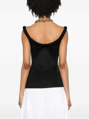 Alexander McQueen 3d-detailing Sleeveless Top - Black