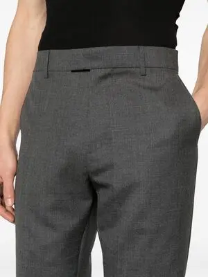 Ami Tailored Virgin Wool Trousers - Grey