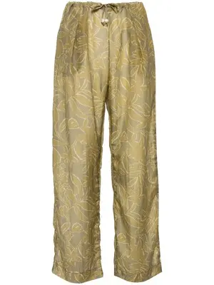 ALOHAS Tiki Floral Trousers