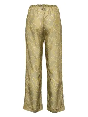 ALOHAS Tiki Floral Trousers