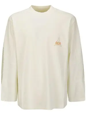 ROA Graphic-print Panelled Sweatshirt