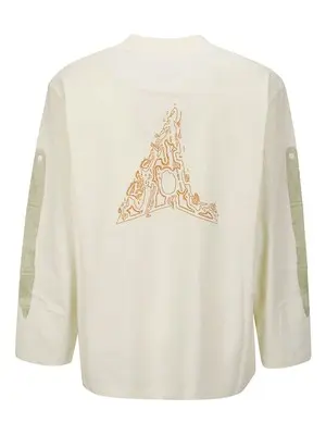 ROA Graphic-print Panelled Sweatshirt