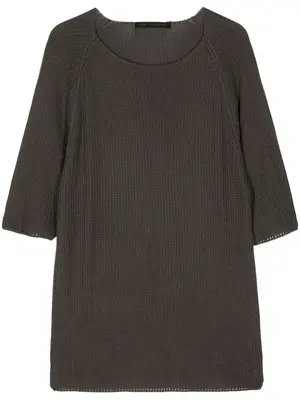 FORME D'EXPRESSION Short-sleeve Knitted Jumper