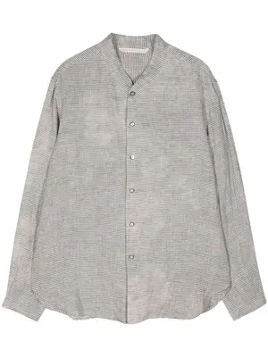 FORME D'EXPRESSION Pinstripe Linen Shirt
