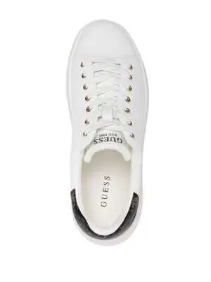 Guess Elbina Leather Sneakers - White