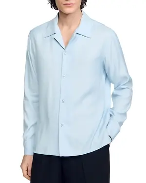 Sandro Floaty Shirt Light Blue