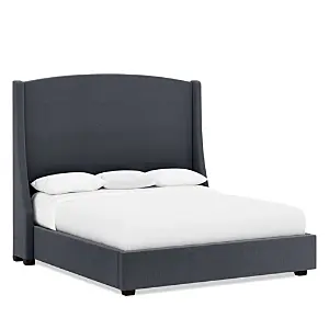 BERNHARDT Cooper Queen Bed With 64 Headboard Charcoal Gray/b384-010