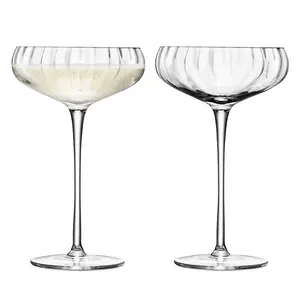 LSA Aurelia Champagne Saucer, Set Of 2 - Clear