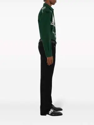 Burberry Knight Hardware Cotton Shirt - Green