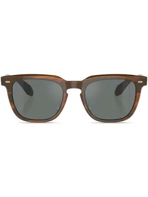 Oliver Spencer N.06 Sunglasses - Brown