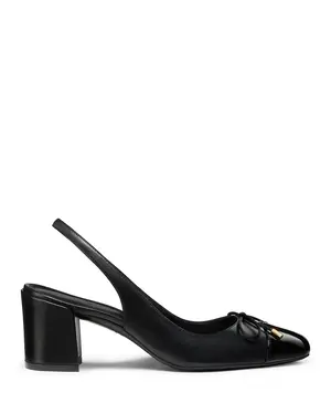 STUART WEITZMAN Sleek Bow 50 Slingback Pumps