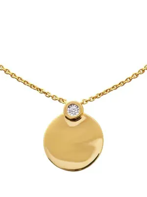 Monica Vinader Circular Pendant Chain Necklace