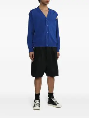 MAISON MARGIELA Cut-out Fine-knit Cardigan