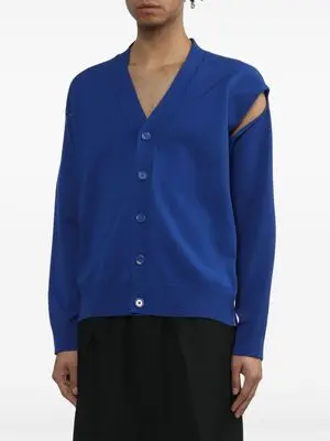 MAISON MARGIELA Cut-out Fine-knit Cardigan