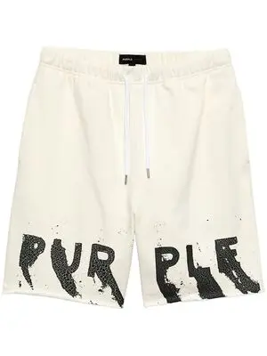 Purple Brand Track Shorts For Men