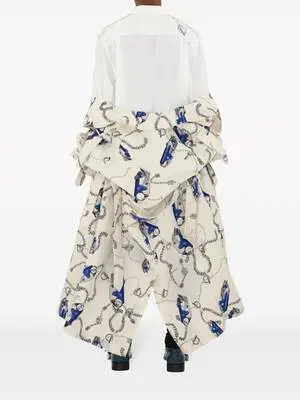 Burberry Knight Hardware-print Shirt - White