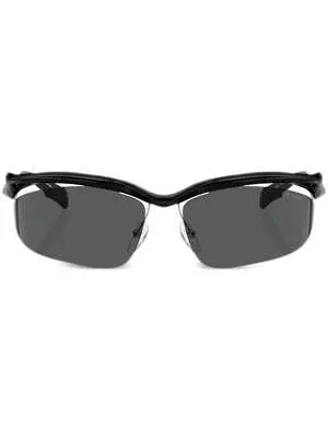 Prada Geometric Sunglasses - Black
