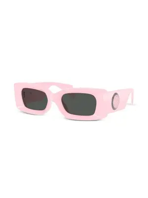 Versace Medusa Plaque Rectangular Sunglasses