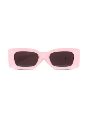 Versace Medusa Plaque Rectangular Sunglasses
