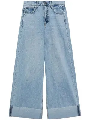 Rag & Bone Sofie High-rise Wide-leg Jeans - Blue