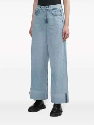 Rag & Bone Sofie High-rise Wide-leg Jeans - Blue