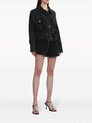 3.1 Phillip Lim Drawstring Denim Shorts