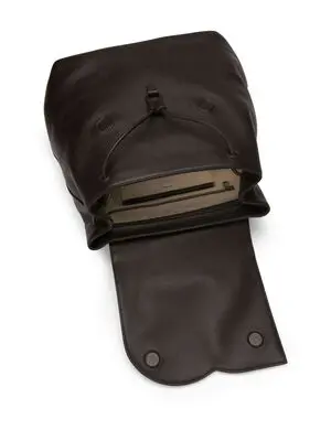 Dolce & Gabbana Logo-embossed Leather-blend Backpack - Brown