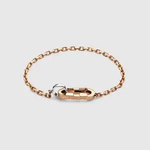 Gucci Link To Love 18k Chain Bracelet - Rose Gold