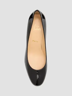 CHRISTIAN LOUBOUTIN Miss Sab 55mm Patent Leather Pumps - Black