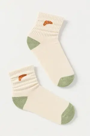 DAILY PRACTICE BY ANTHROPOLOGIE Daily Practice By Anthropologie Athletic Icon Socks Croissant