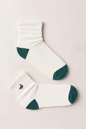 DAILY PRACTICE BY ANTHROPOLOGIE Athletic Icon Socks - Duck