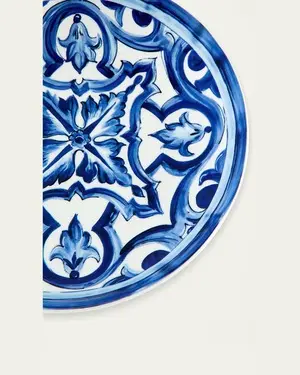 DOLCE & GABBANA CASA Blu Mediterraneo Stella Set 2 Dinner Plates