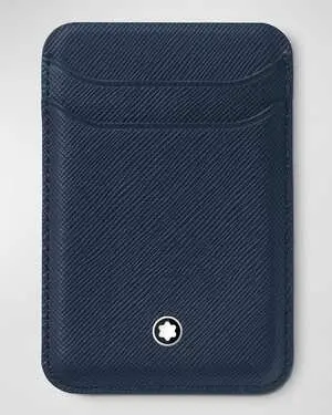 Montblanc Sartorial Card Wallet For Magsafe Iphone - Blue
