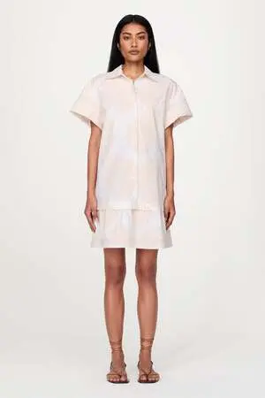MARIE OLIVER Camp Mini Shirt Dress