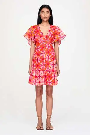 MARIE OLIVER Carmina Tie-dye Mini Dress