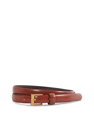 REISS Skinny Waist Buckle Belt