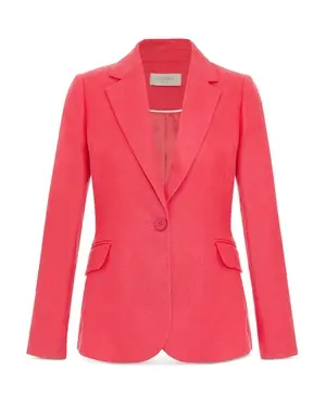 HOBBS LONDON Mirabel Linen Single Breasted Jacket