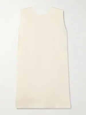 LESET Barb Open-back Satin Tunic