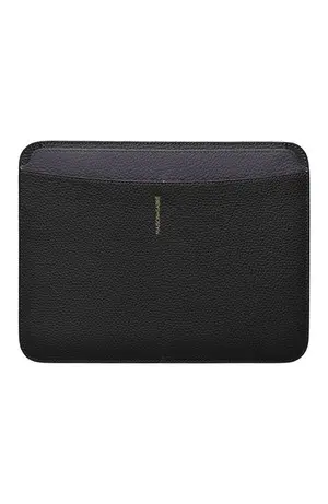 MAISON DE SABRE Leather Ipad Case - Graphite Caviar