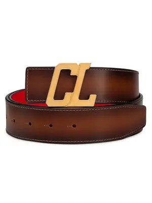 Christian Louboutin Happy Rui Cl Logo Belt - Brown  display picture 3